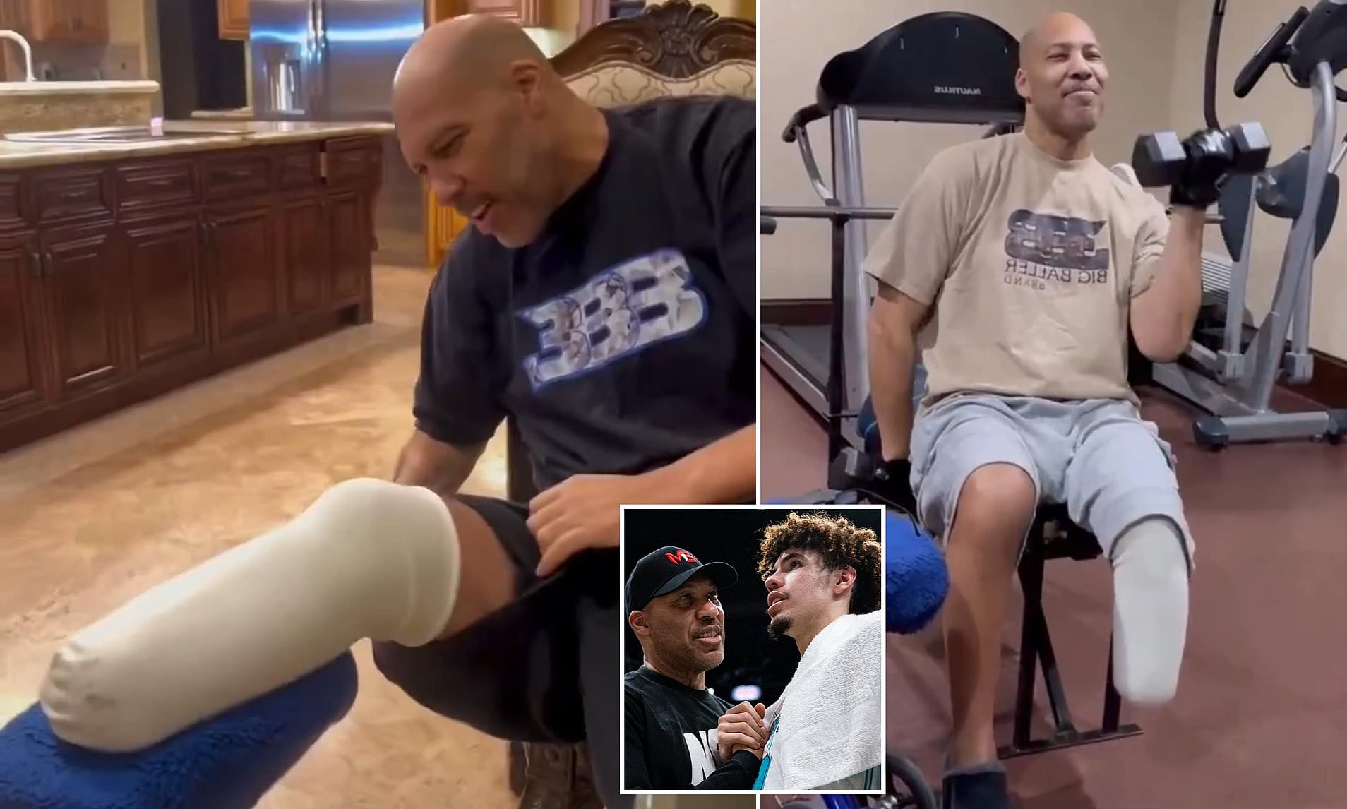LaVar Ball reveals why he had shock leg amputation... as he opens up on ...