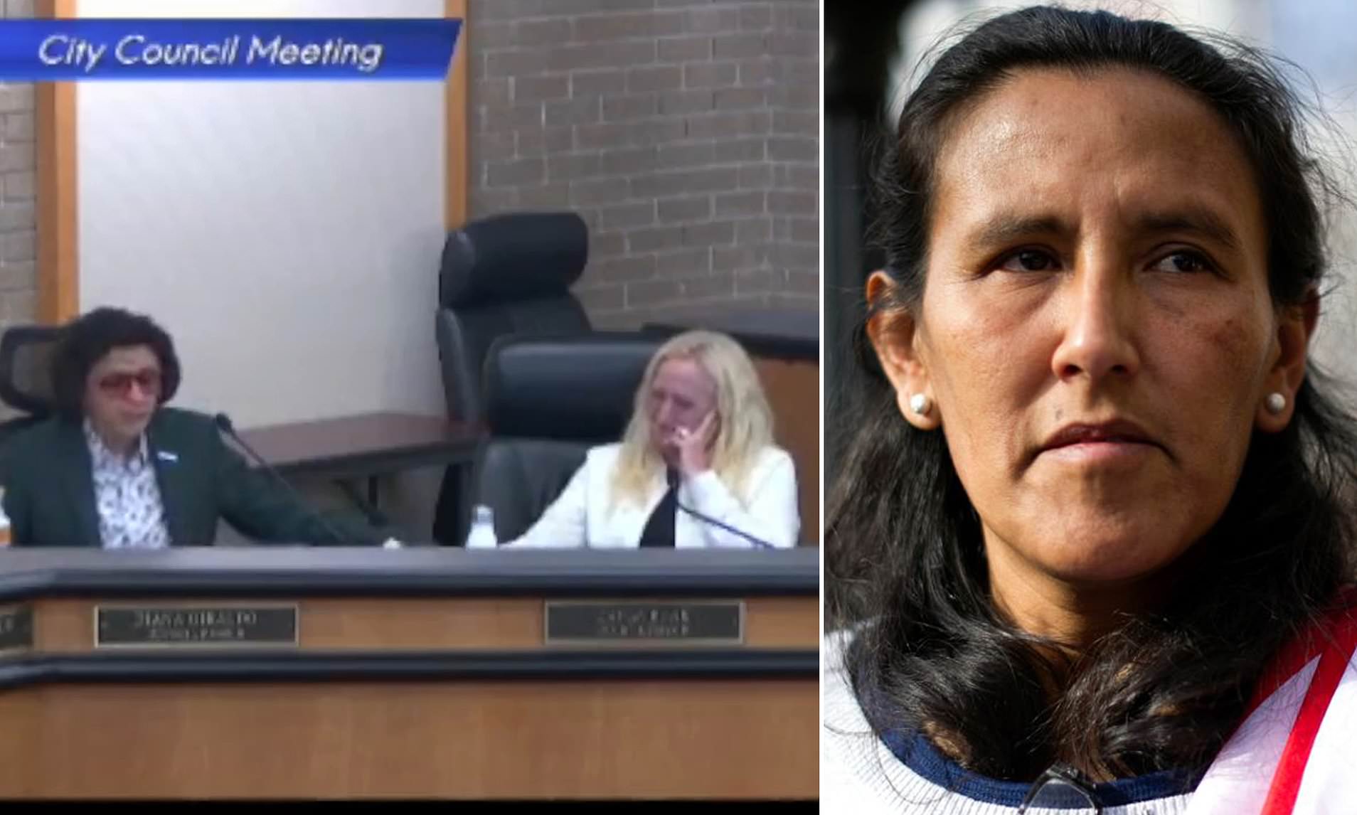 Democrats hold hands and CRY at town meeting over ICE deportation