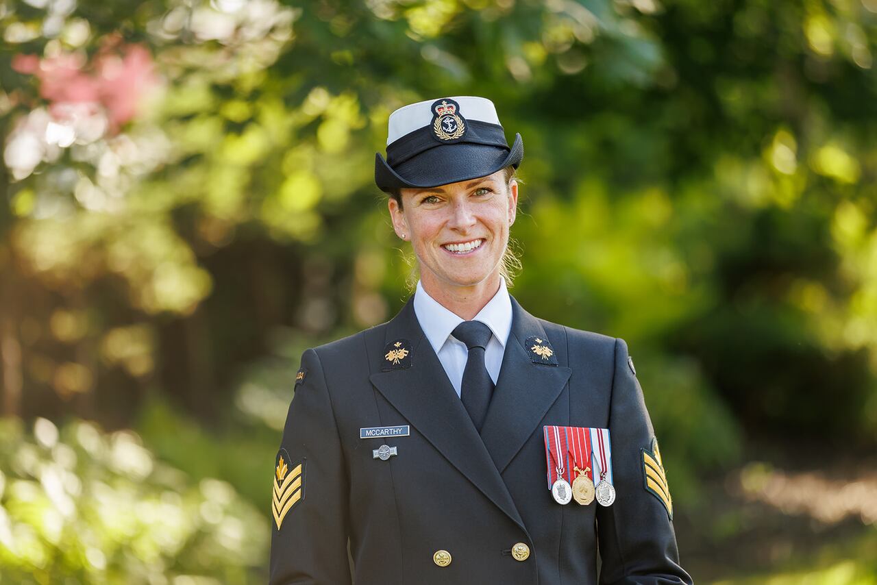 20-year naval reserve veteran honoured for her work fighting for equality