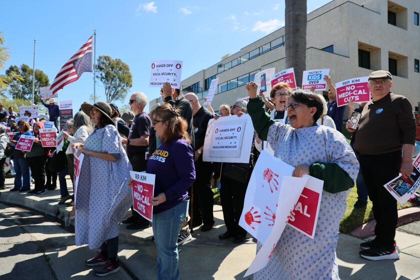 'I helped elect her': Angry protesters decry potential Medi-Cal cuts at ...