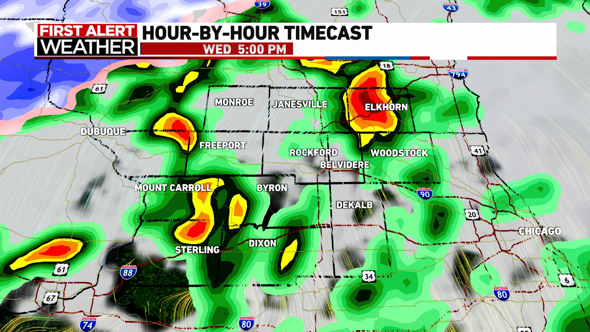 Wacky Wednesday to bring Stateline storms and snow