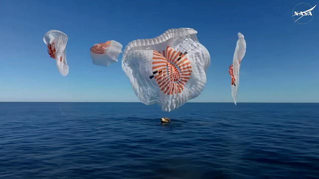 NASA astronauts finally splash down after nine months in space