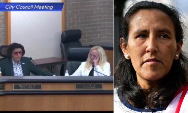 Democrats hold hands and CRY at town meeting over ICE deportation Democrats hold hands and CRY at town meeting over ICE deportation