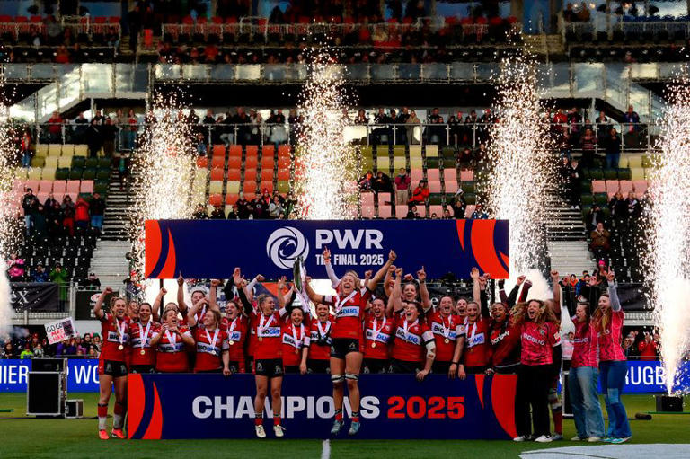 Gloucester-Hartpury make history with third Women's Premiership title ...