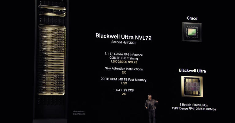 Nvidia announces Blackwell Ultra GB300 and Vera Rubin, its next AI ...