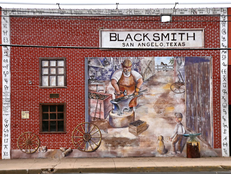 In San Angelo, heritage and history are painted for all to see