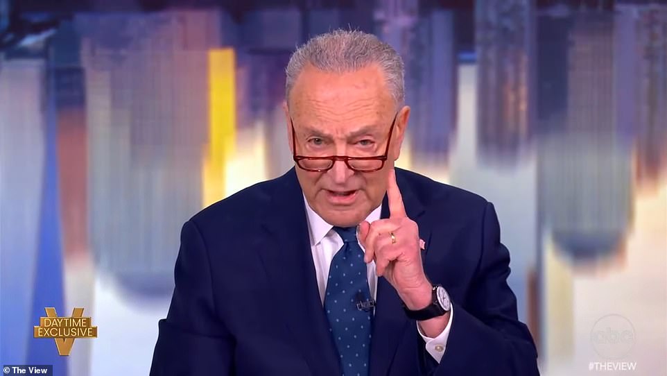 Chuck Schumer slammed for making 'out of touch' comments on The View