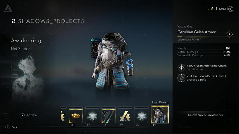 How to unlock and complete Shadow Projects in Assassin's Creed Shadows