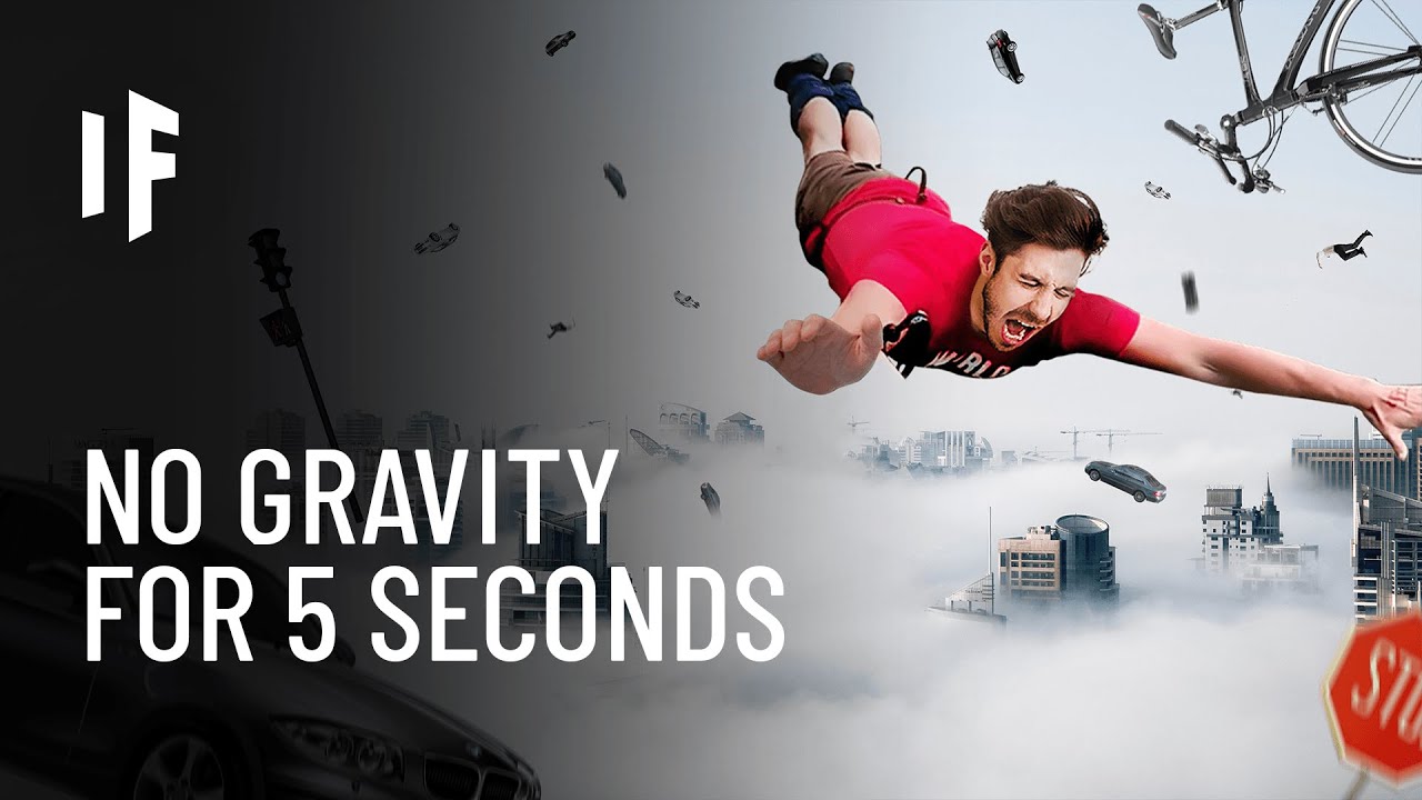 What if we lost gravity for five seconds and objects floated wildly?
