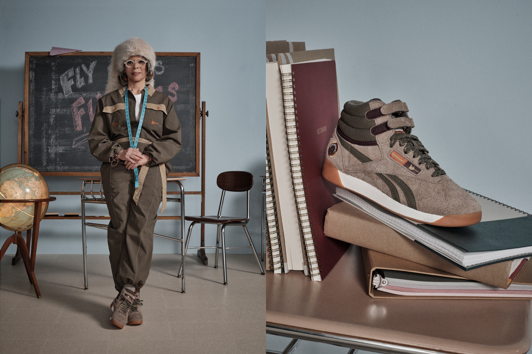 Streetwear Icon April Walker Reimagines Reebok's Freestyle Hi for Women ...