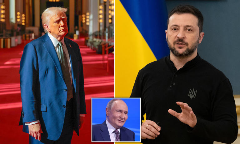 Zelensky reacts with fresh demands after Trump and Putin's call Zelensky reacts with fresh demands after Trump and Putin's call