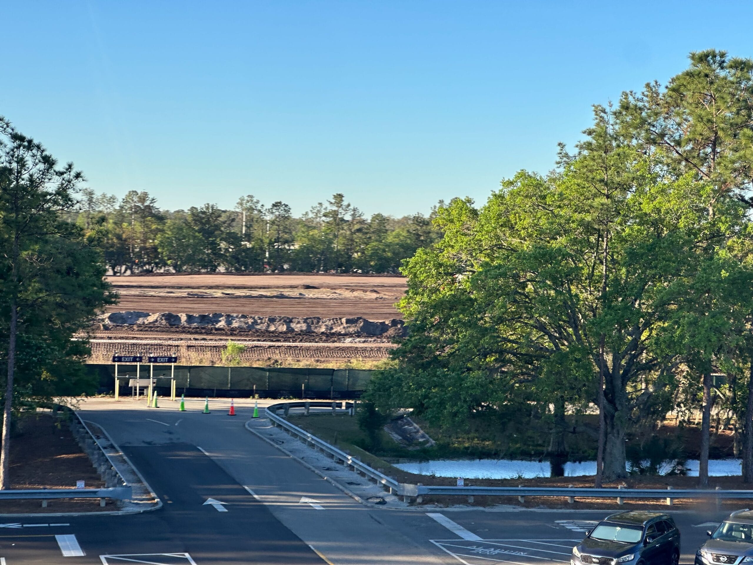 Dirt Pile at Walt Disney World Transportation and Ticket Center Parking ...