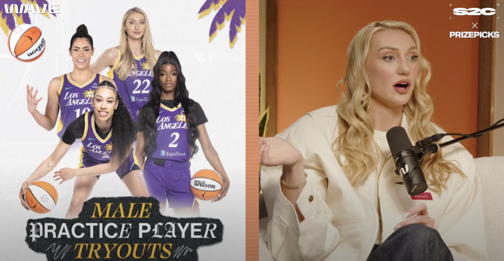 WNBA star reveals opinion on male practice players