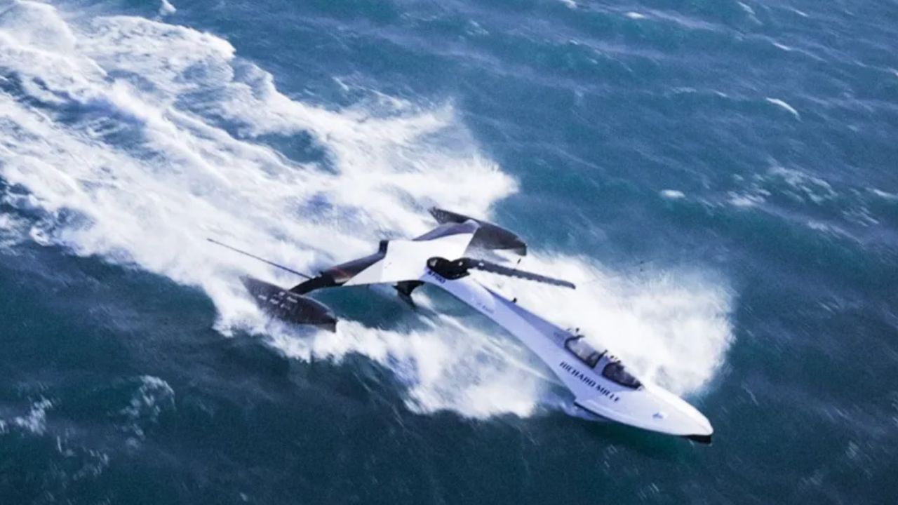Trimaran SP80 à voile avec cerf-volant pourrait battre le record de ...