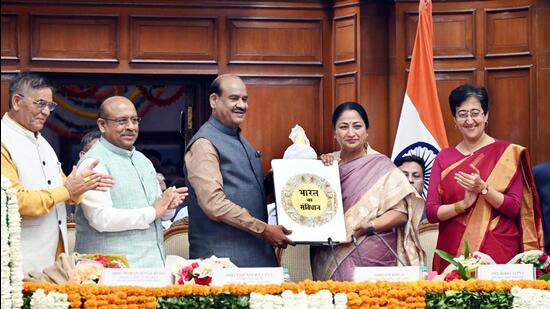 Make Delhi Assembly a model legislature, Birla urges MLAs