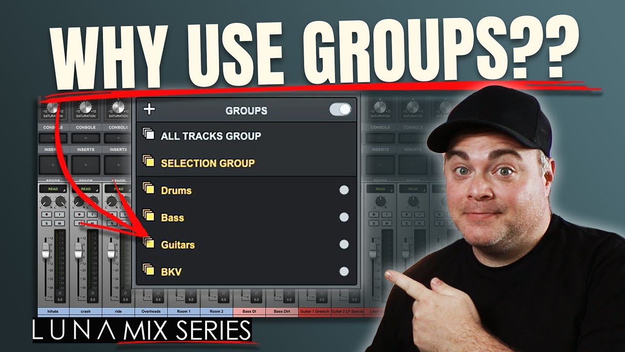 How To Use Groups in UAD Luna Tutorial