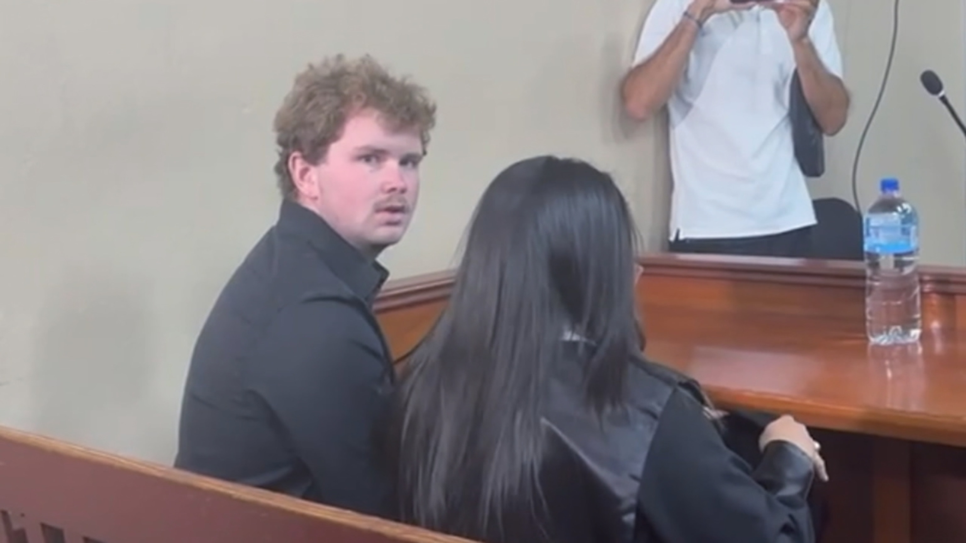 Joshua Riibe appears in a Dominican courtroom for 1st time