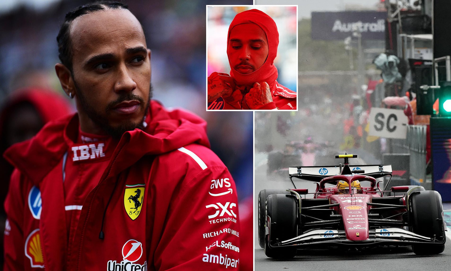 Lewis Hamilton blasted by F1 legend over radio outburst on Ferrari ...