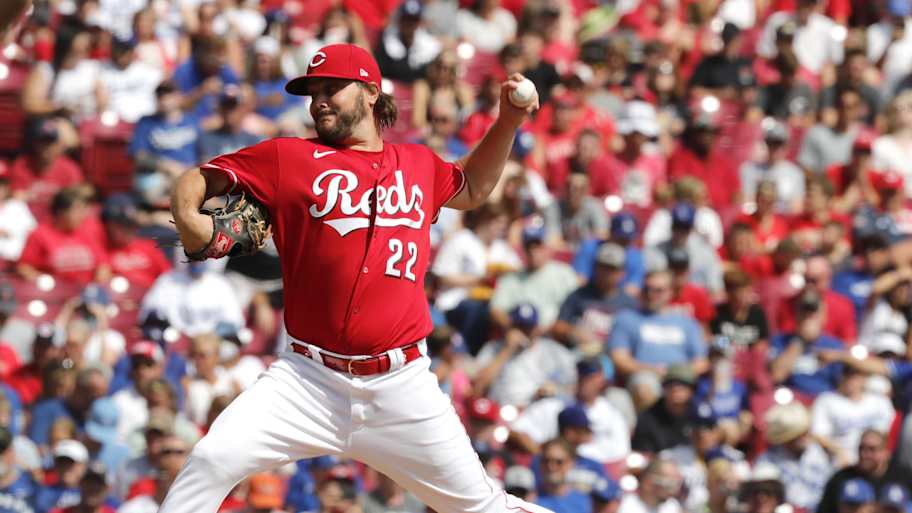 Cincinnati Reds' Starting Pitcher Wade Miley Faces Hitters in Live ...