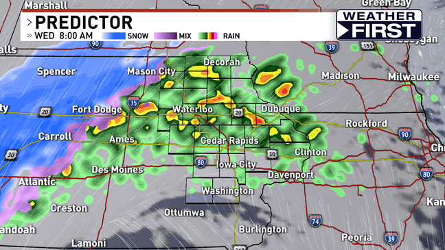 Strong storms, strong winds, snow will lead to wild Wednesday in ...