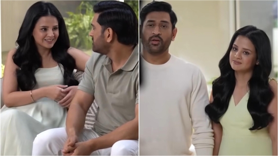 MS Dhoni is handsome but it's Sakshi Dhoni who steals the show with her ...