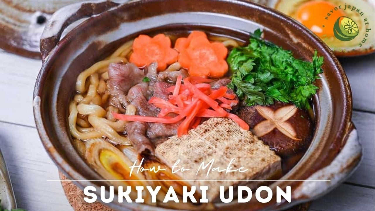 How to Make Beef Sukiyaki Udon 🍜 A Luxurious Japanese Comfort Dish