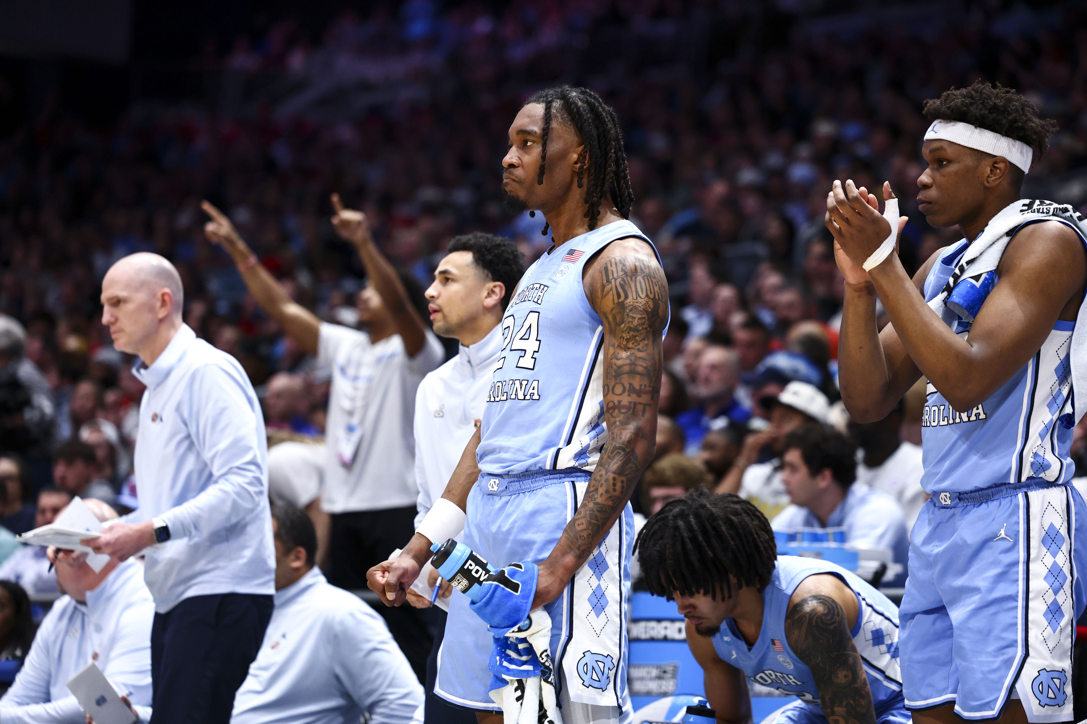UNC, the NCAA tournament's most controversial team, demolishes SDSU in ...