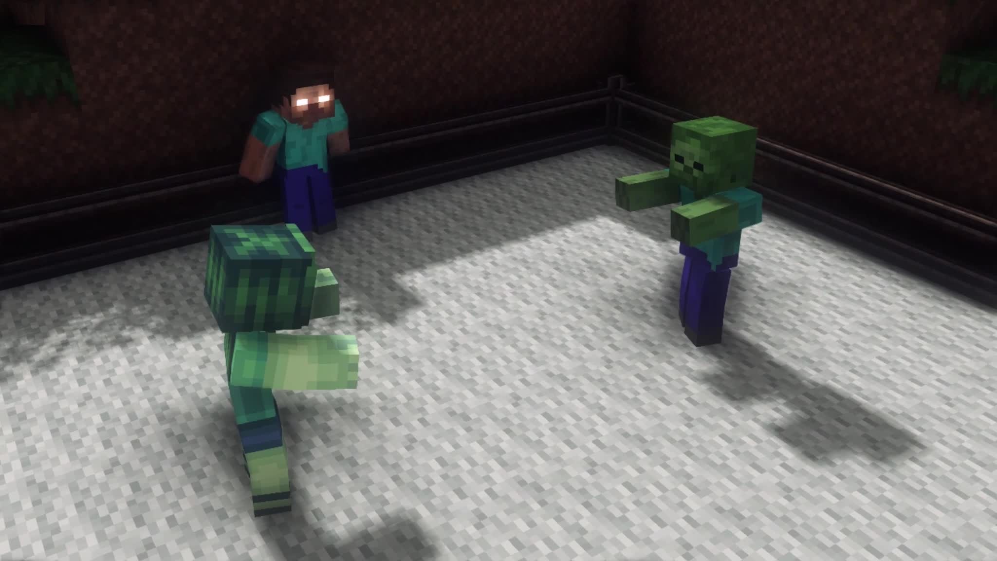 Boxing in Minecraft! 🥊 Who will win the fight?