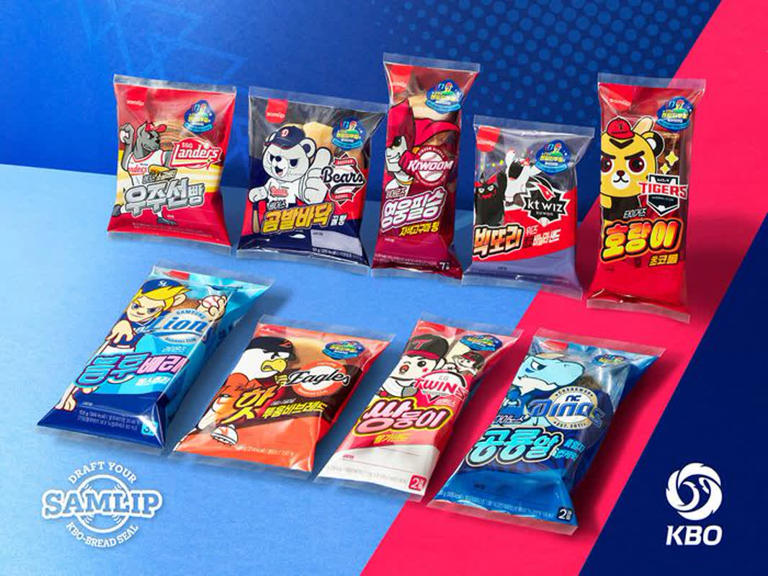 “띠부씰 열풍, KBO로 이어간다” 삼립, ‘크보빵(KBO빵)’ 10종 출시