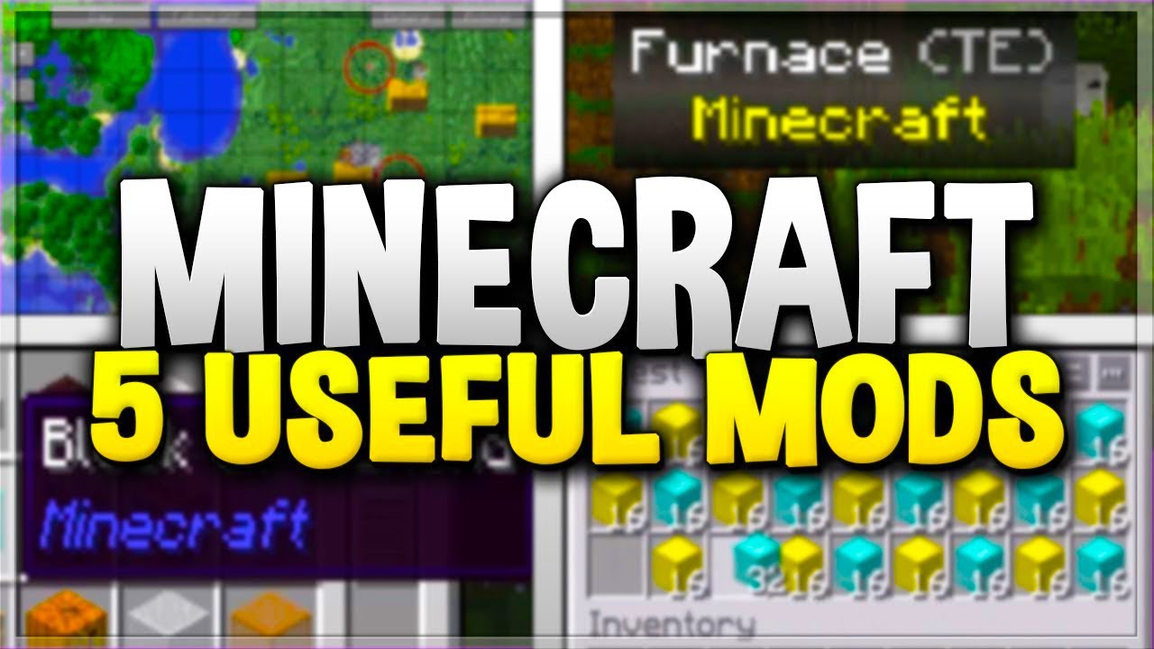 5 USEFUL MINECRAFT MODS! - Top Minecraft Mods for 1.12