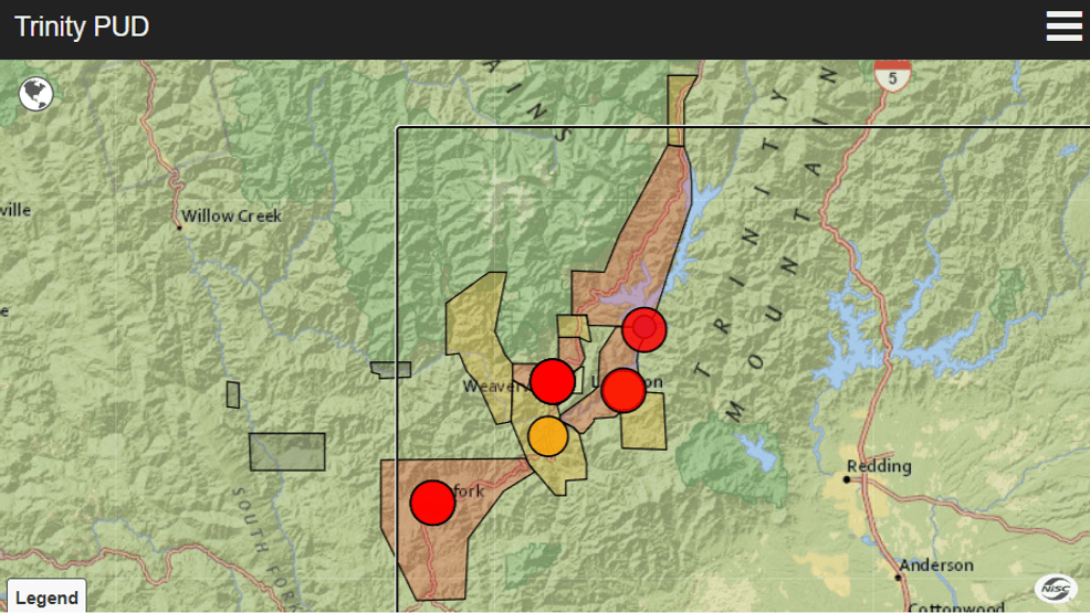 Power restored in Trinity County after outage impacts nearly 7,000 residents