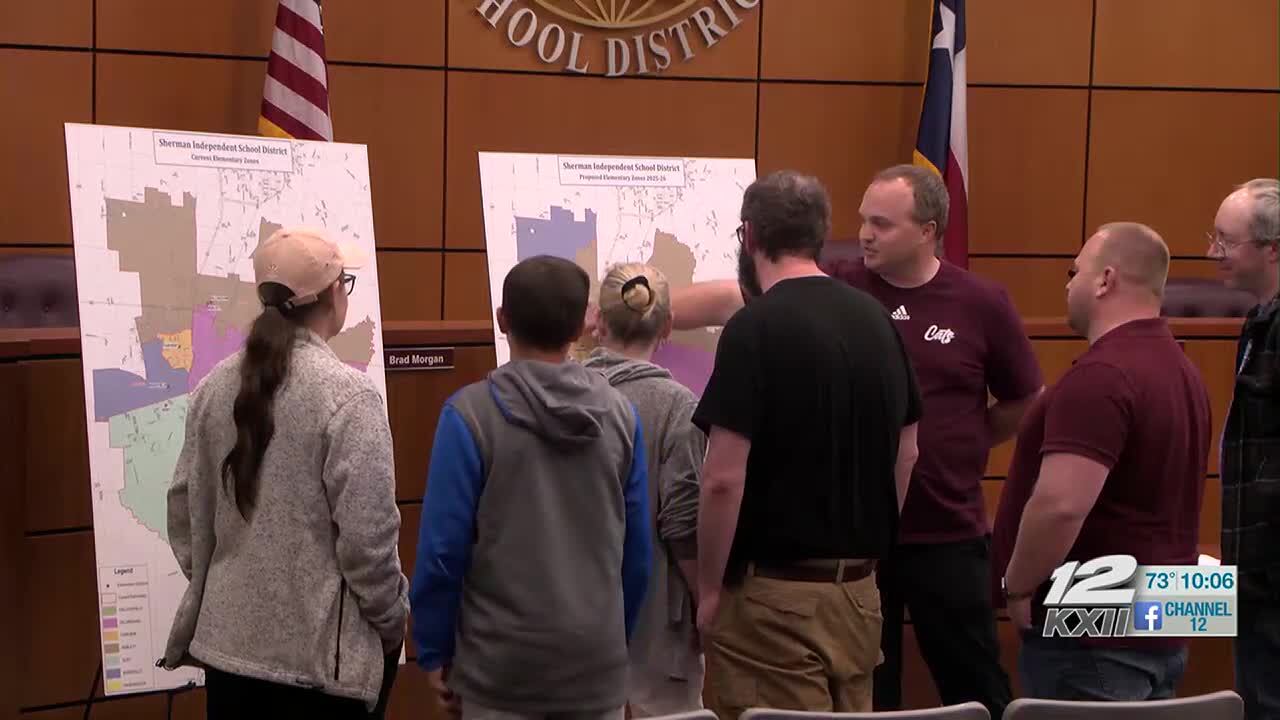 Parents give feedback for Sherman ISD proposed new attendance zones