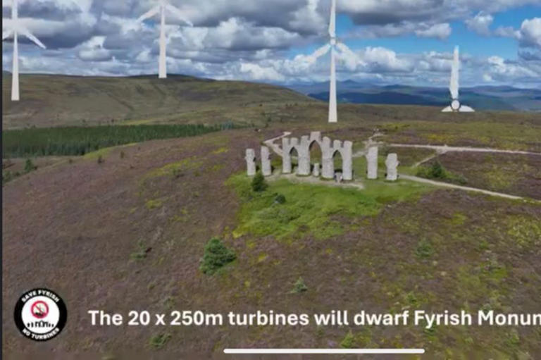 Campaigners hit out at plans for massive onshore wind farm around ...