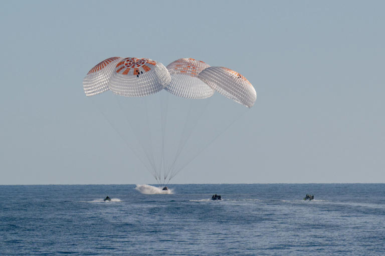 SpaceX capsule returns NASA astronauts after nine months aboard ISS