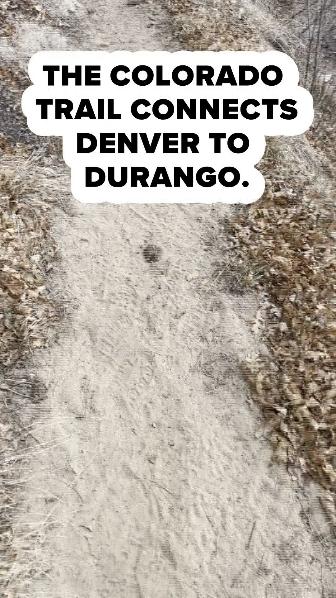 The history of the Colorado Trail