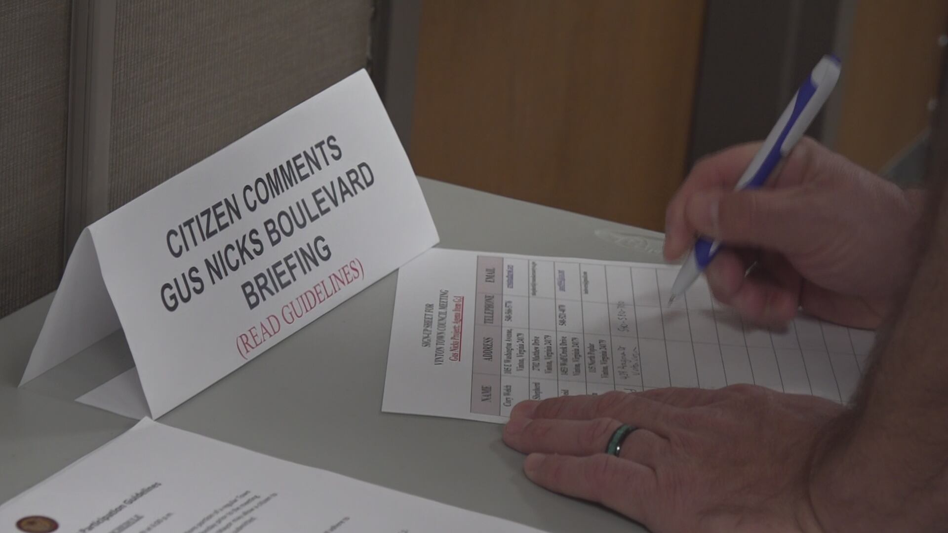 Residents, Vinton Town Council debate Gus Nicks Blvd changes