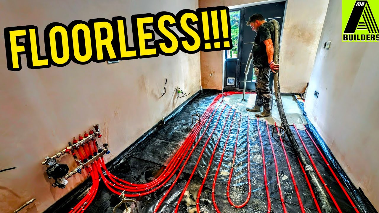 Underfloor heating and Cemfloor liquid screed. the FULL process.