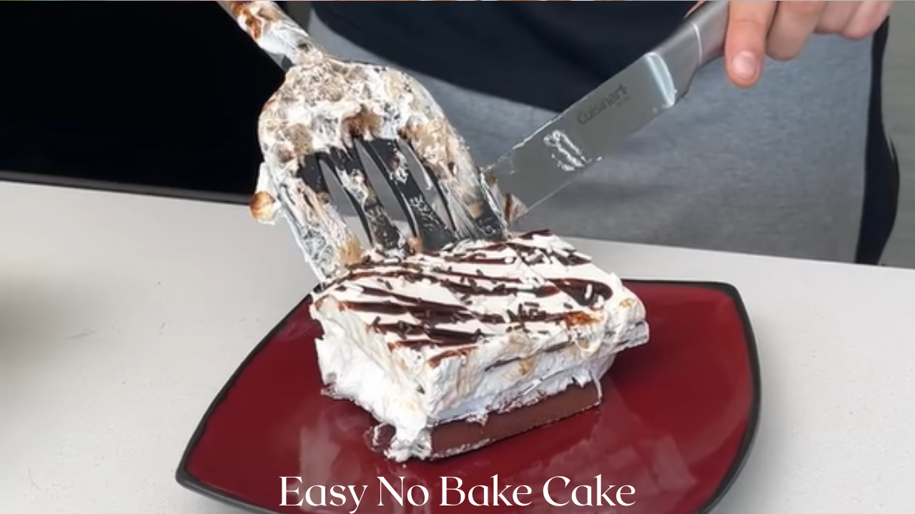 Easy No Bake Cake | The easiest cake we've ever made
