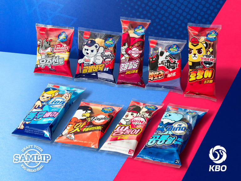 KBO-삼립 콜라보 ‘크보빵’, 20일 정식 출시… 풍성한 띠부실 이벤트까지