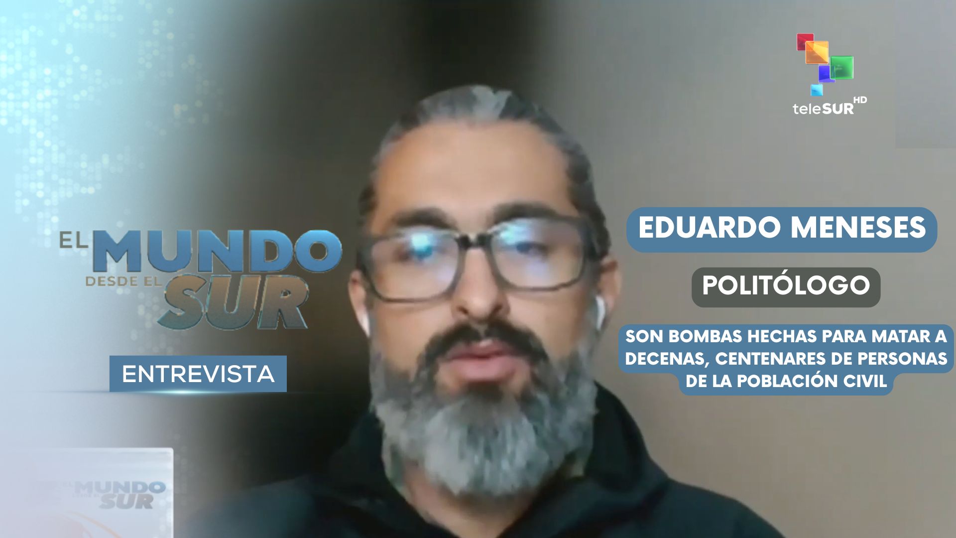 Eduardo Meneses: Politólogo EL MUNDO DESDE EL SUR 18-03-2025