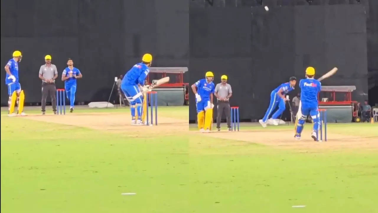 He's still got it! MS Dhoni whacks Matheesha Pathirana for Helicopter ...