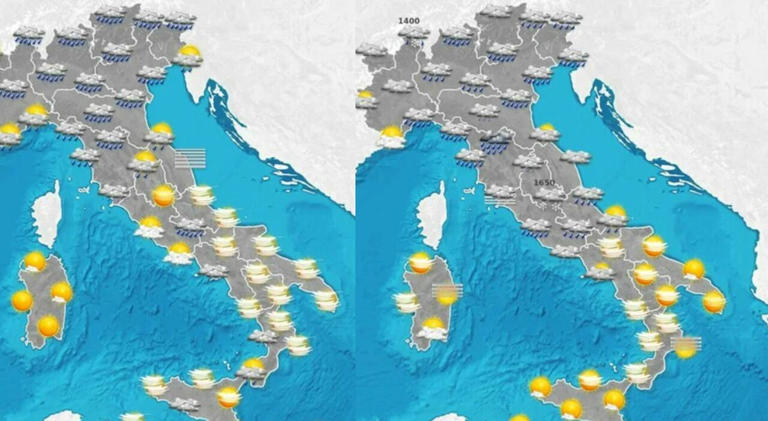 Meteo, maltempo nel weekend: temporali e nubifragi, ecco le zone più a rischio (e quanto durerà)