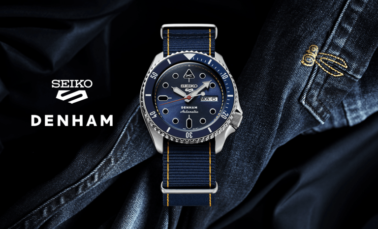 Seiko 5 Sports x Denham : La montre qui allie mode et performance