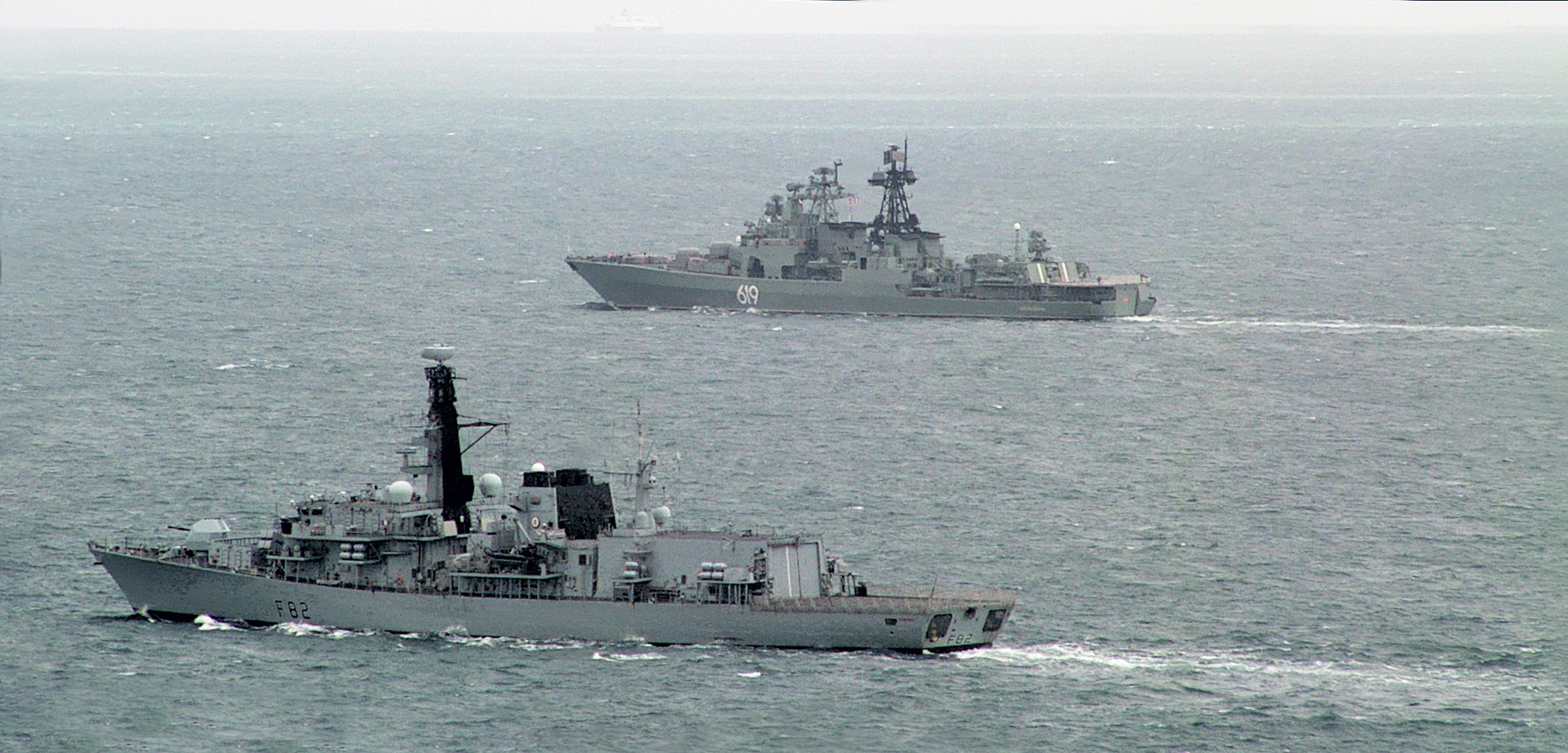 Royal Navy Monitors Russian Warships and Cargo Ships Near UK