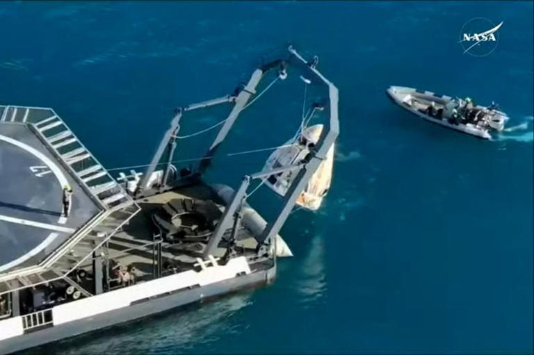 NASA astronauts Sunita Williams and Butch Wilmore return to Earth after 9 months