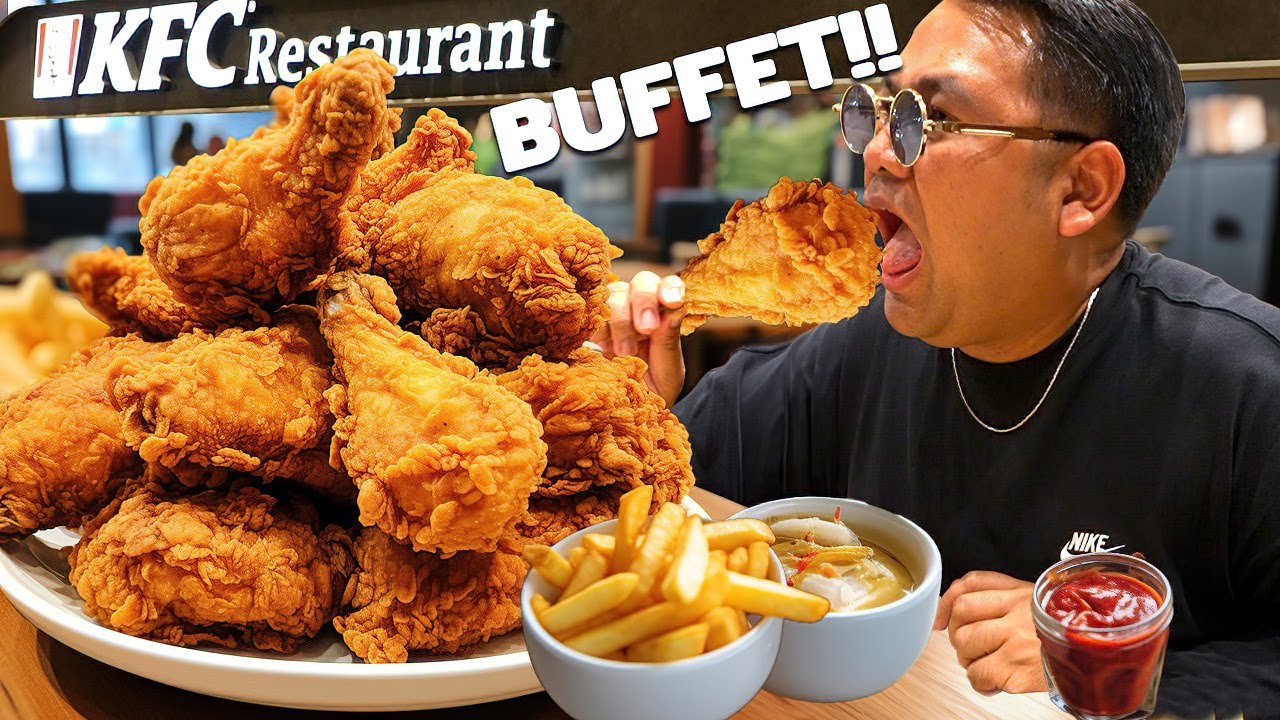 บุกกินบุฟเฟ่ต์ไก่ทอด KFC Buffet กินไก่ได้ไม่อั้น ทุกเมนูที่ Tokyo ญี่ปุ่น