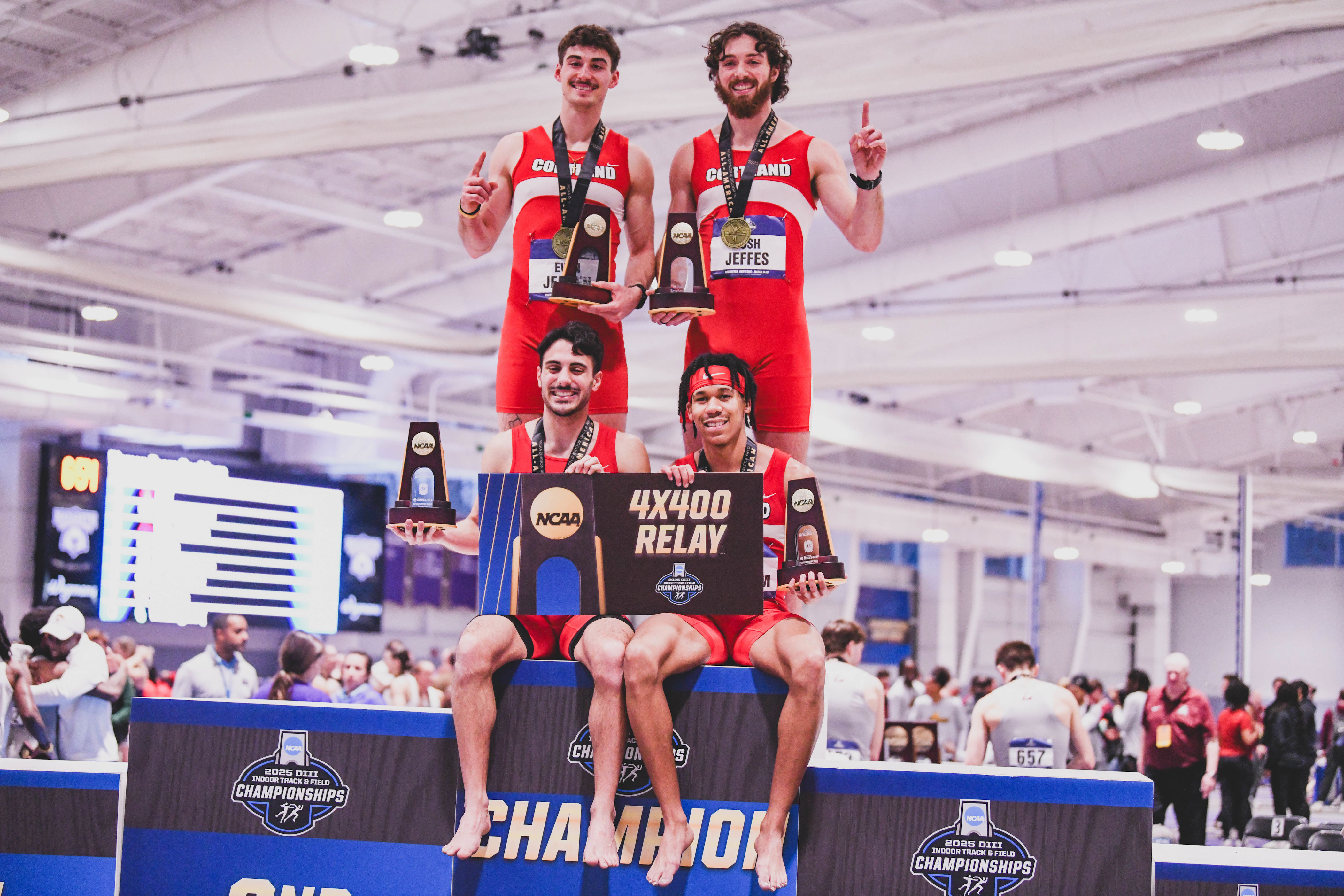 Track & field: Evan Jensen returns from injury to help Cortland win ...