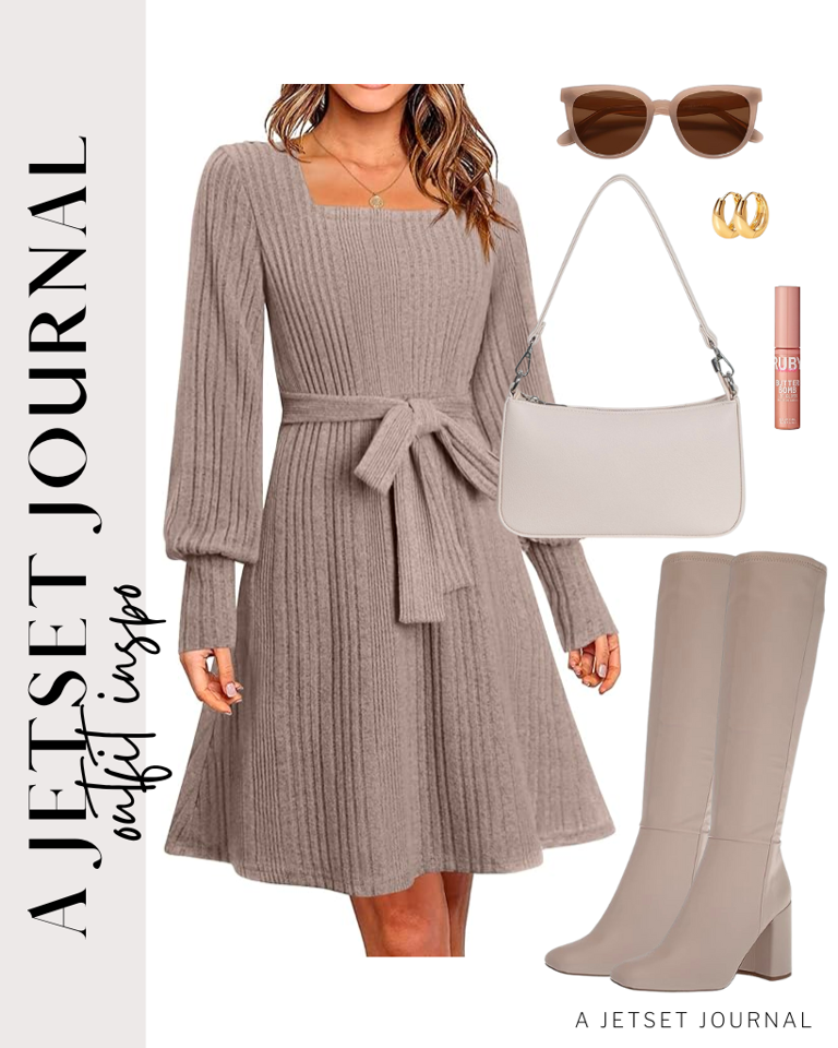 How to Style a Sweater Dress for Your Night Out