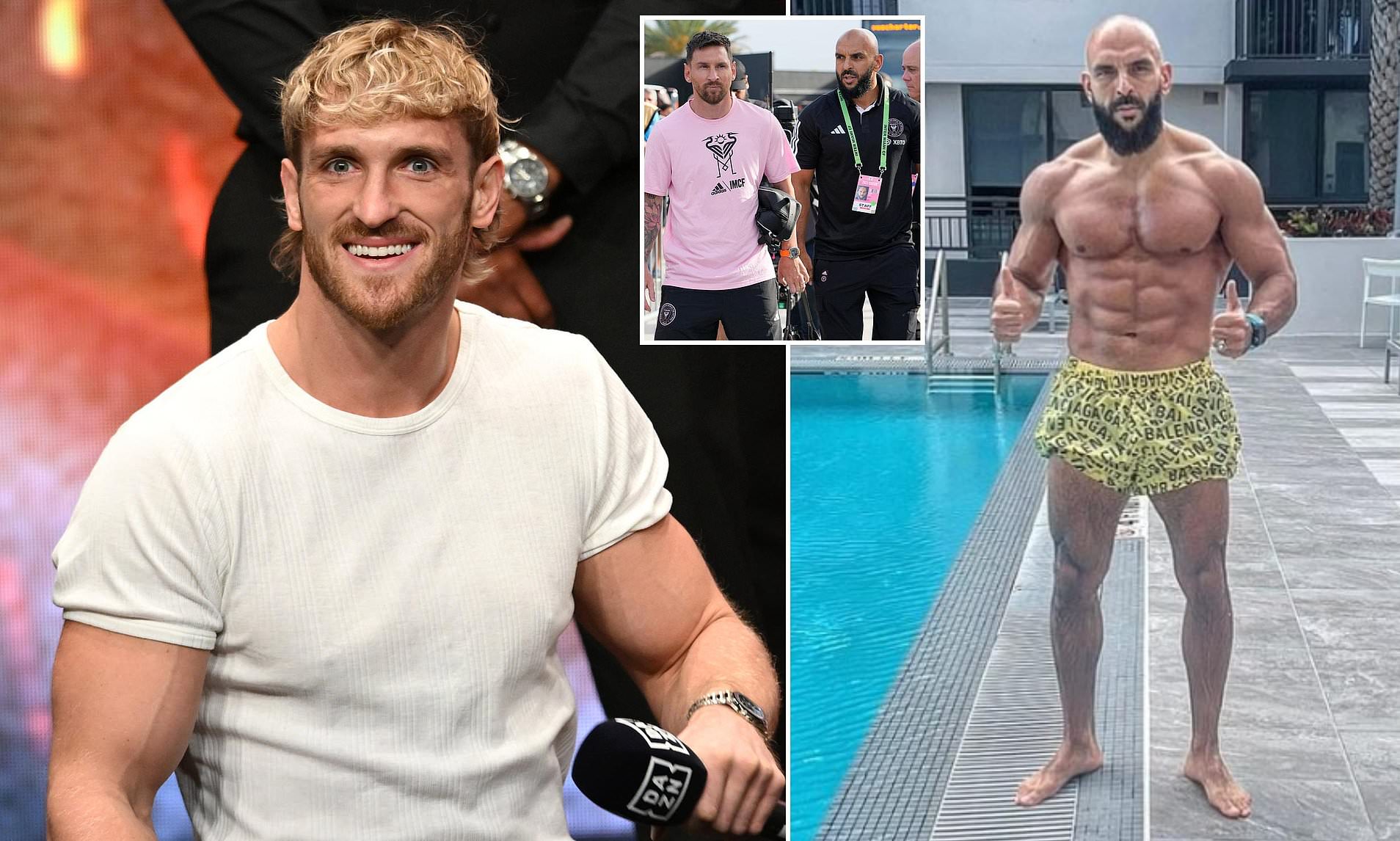 Lionel Messi's bodyguard offers to FIGHT Logan Paul - as legal battle ...