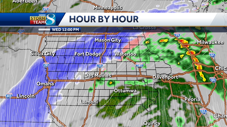 Iowa weather: Recapping Wednesday's winter weather